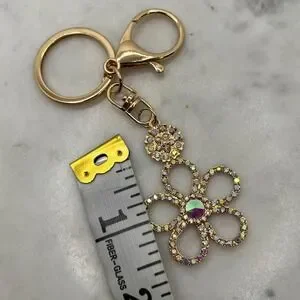 Unbranded | Accessories | Crystal Flower Keychain Bag Charm Ab ...